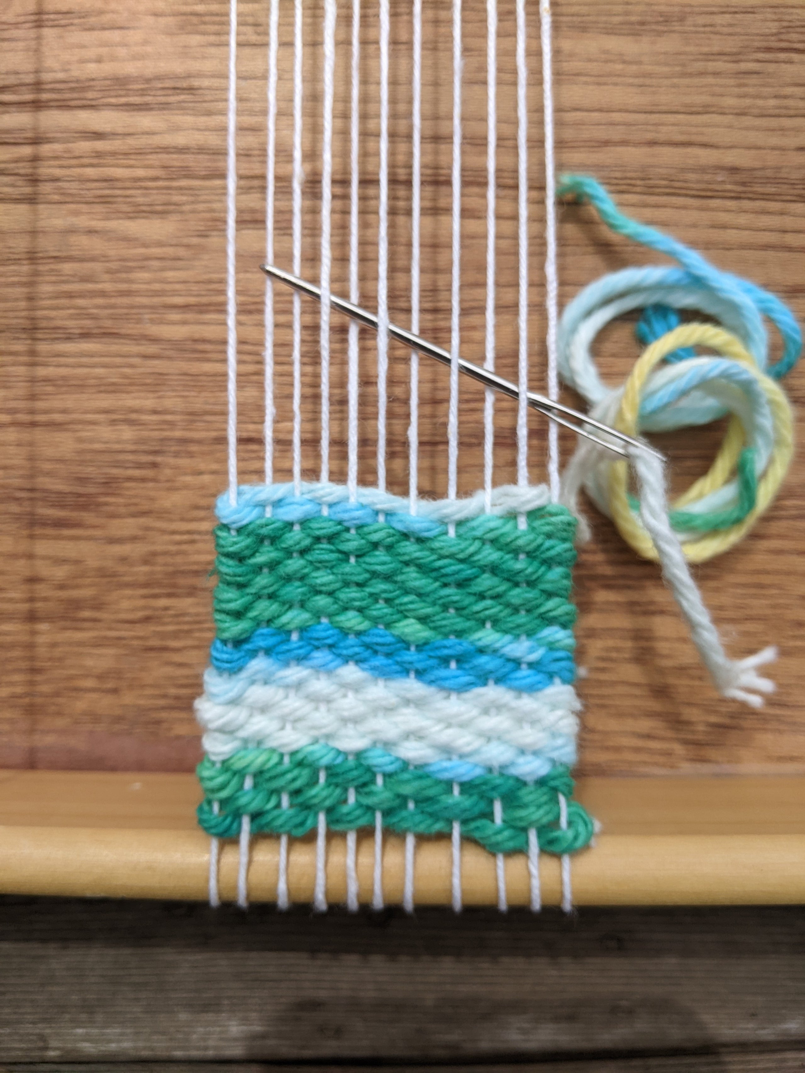 Mini Weaving on a Frame Loom | Art Attack Studio LLC